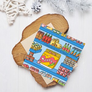 Cute Noodle Birthday Card - Kawaii Noodles Card, Cup Noodles | Cards ...