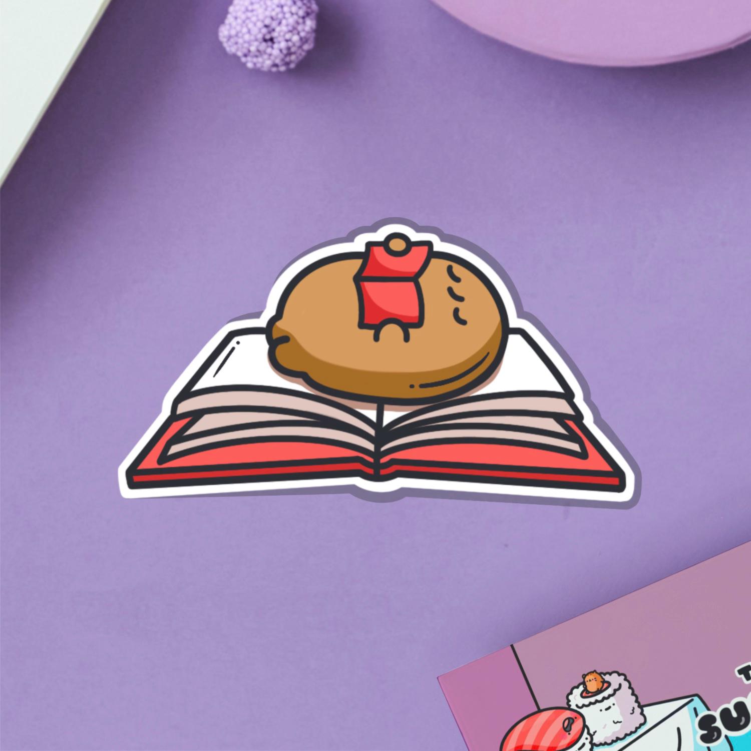 Reading Potato Vinyl Sticker | Kawaii Potato Stickers | Cute Vinyl ...