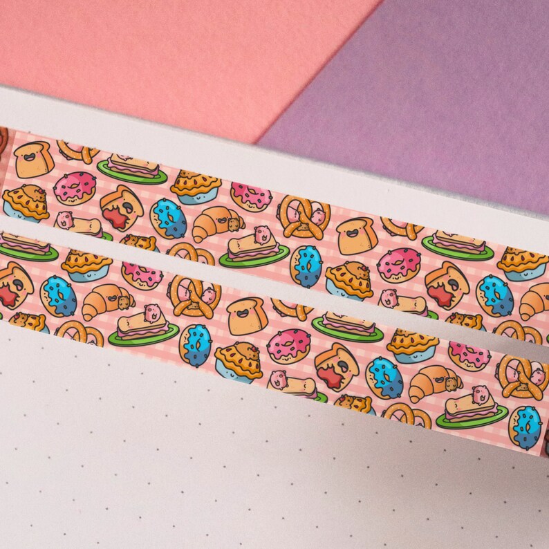 Bakery Washi Tape | Kawaii Stationery | Cute Cakes Washi Tape ...