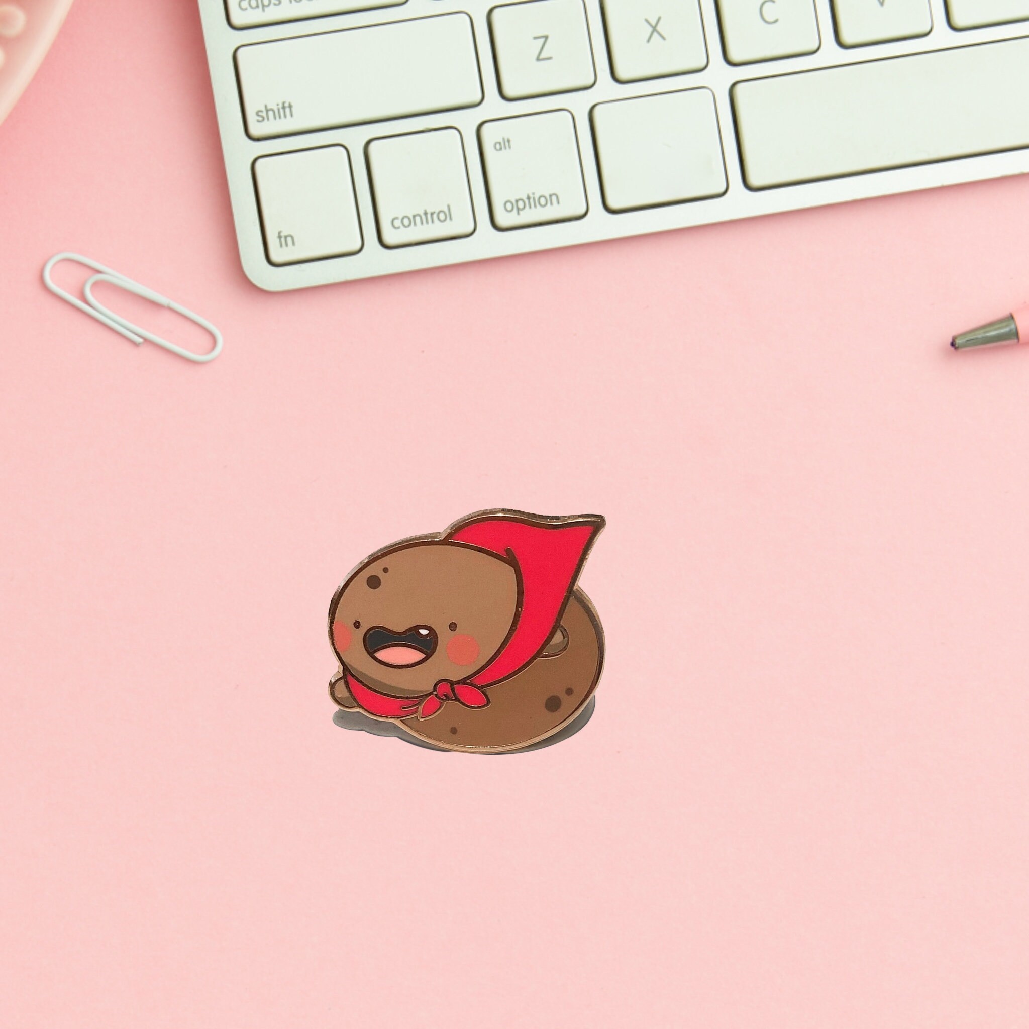 Cute Potato Enamel Pin Kawaii Food Pin Foodie Rose Gold - Etsy