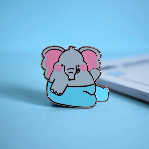 Elephant Lapel Pin - Etsy