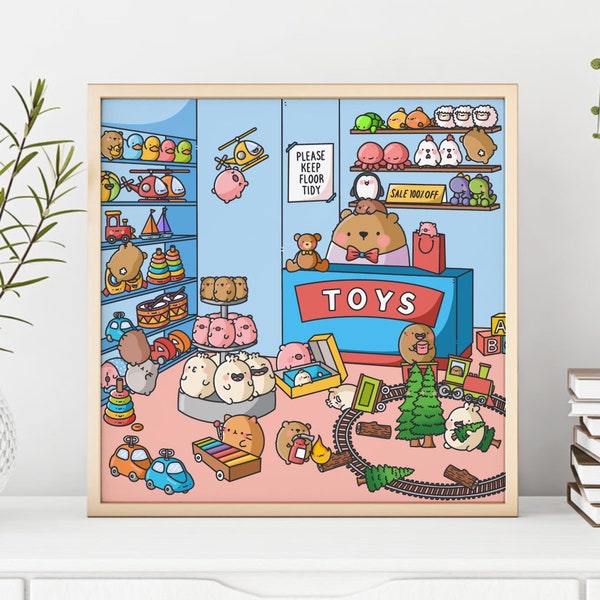 Toy Shop Poster - Etsy