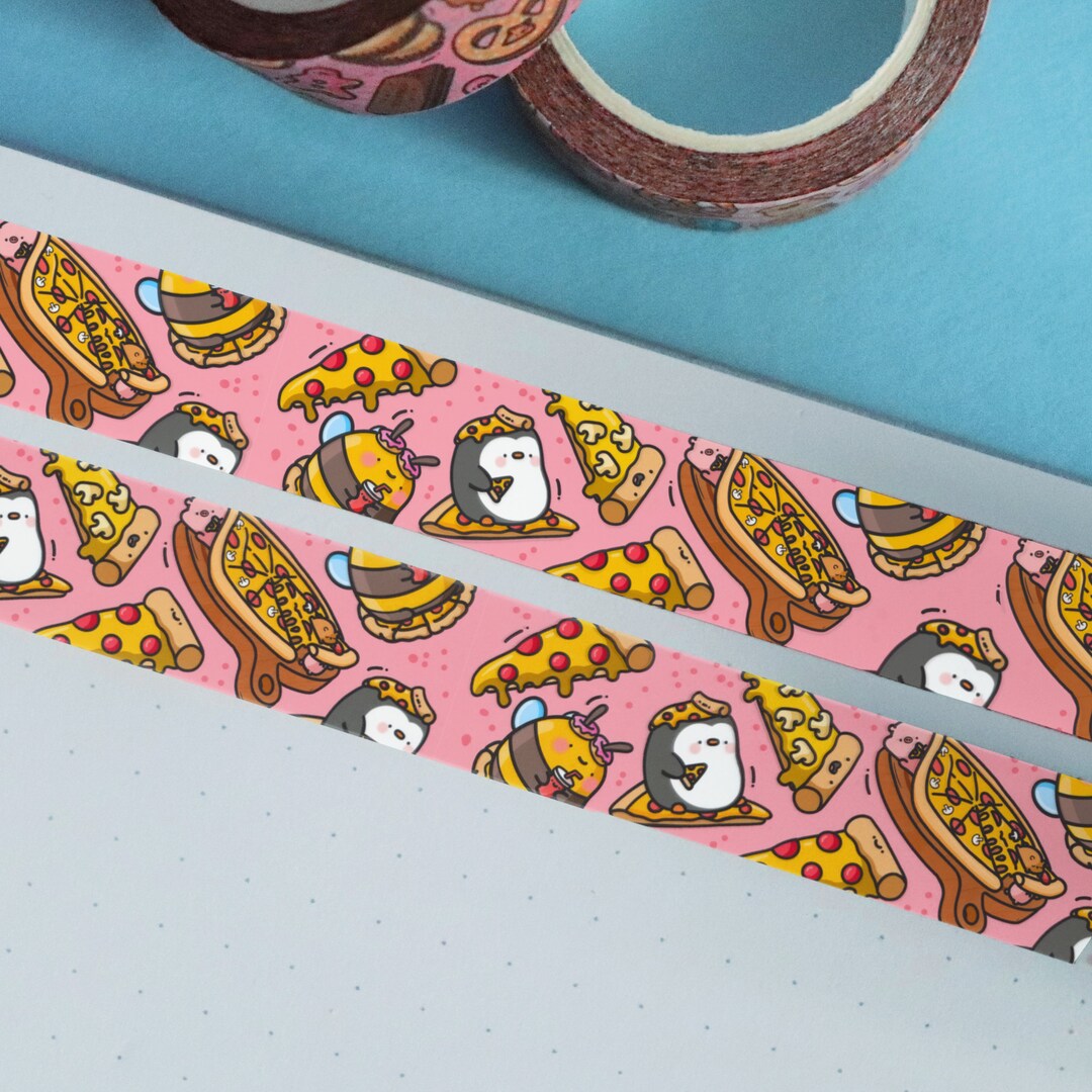 Pizza Washi Tape | Kawaii Stationery | Cute Cakes Washi Tape ...