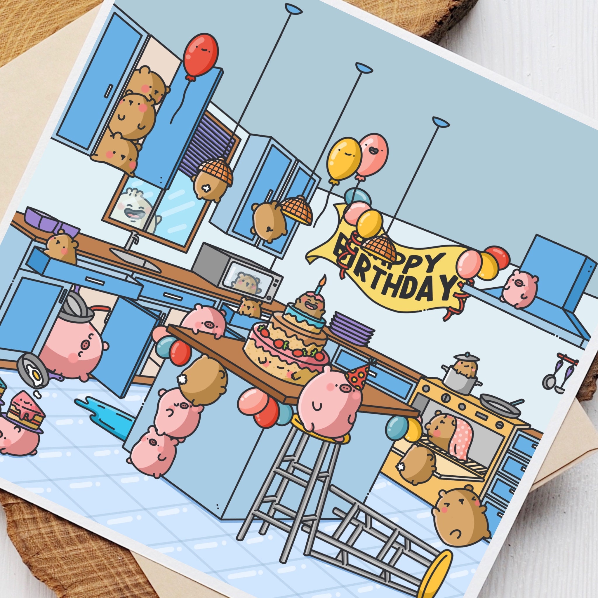 Kawaii Birthday Card Ideas at Shirley Vining blog