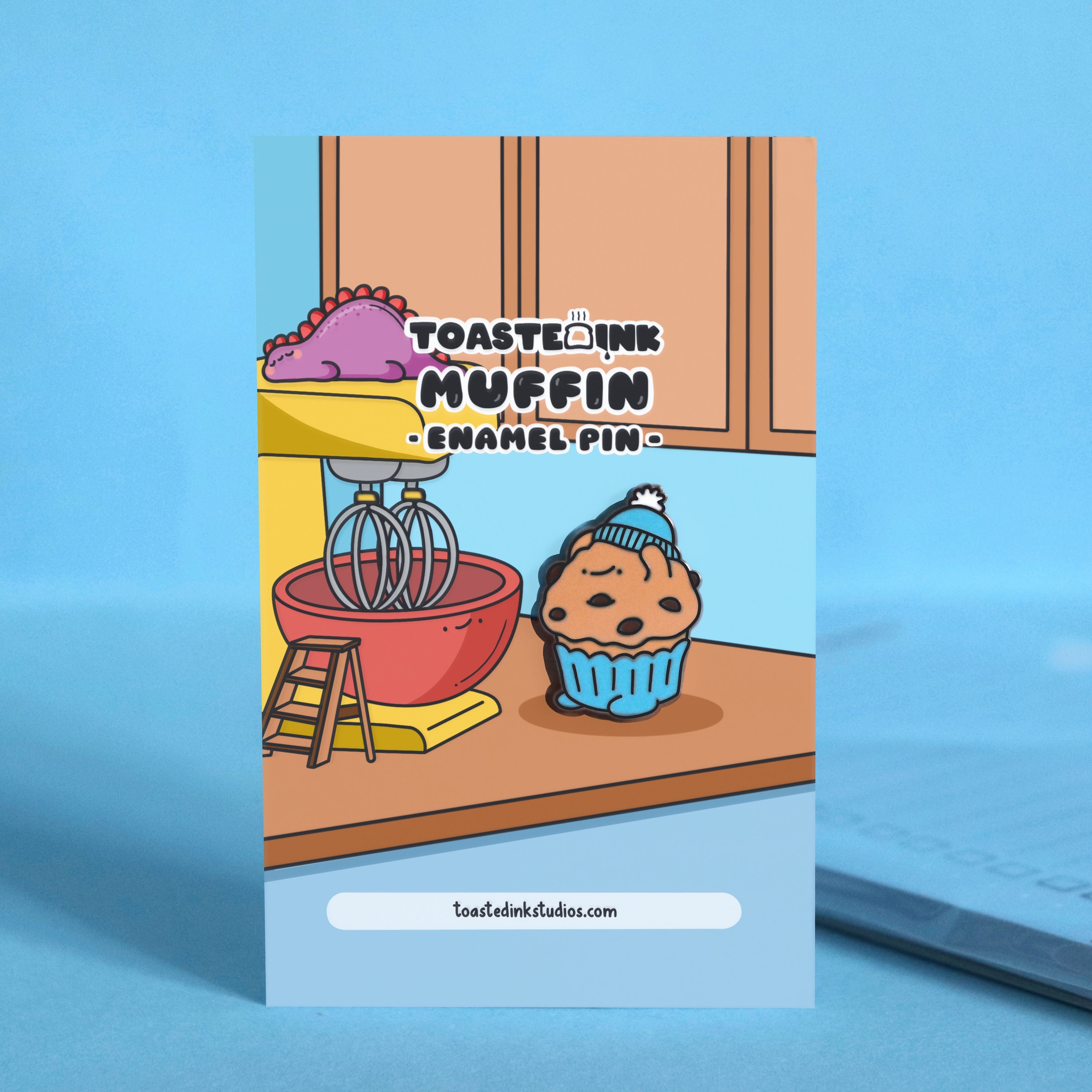 Muffin Enamel Pin | Kawaii Cake Pin | Rose Gold Pin | Hard Enamel Pin ...