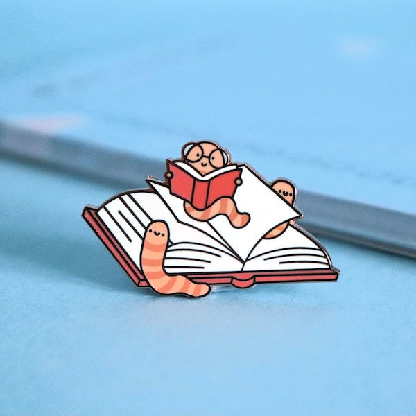 Book Pin - Etsy