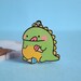 Dinosaur Key Ring | Kawaii Dinosaur Keychain Keychain | Key Ring ...