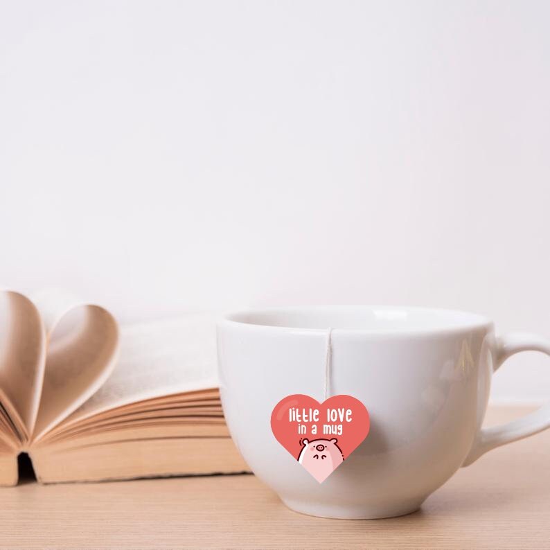 Heart Shaped Tea Bags POSITIVI-TEA Gift Box Box of 5 Love - Etsy UK