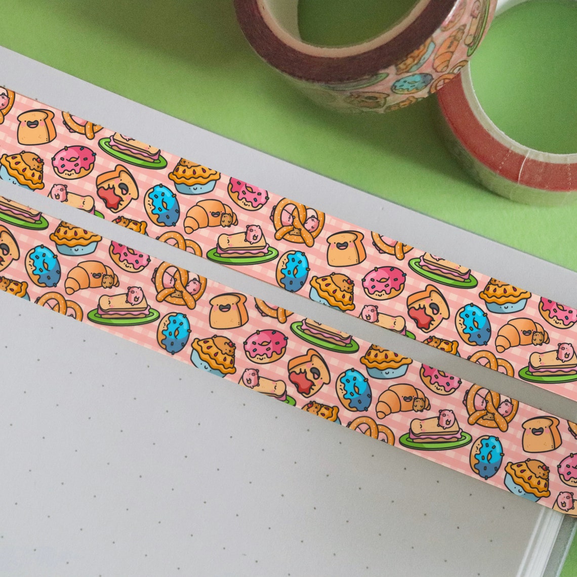 Bakery Washi Tape | Kawaii Stationery | Cute Cakes Washi Tape ...