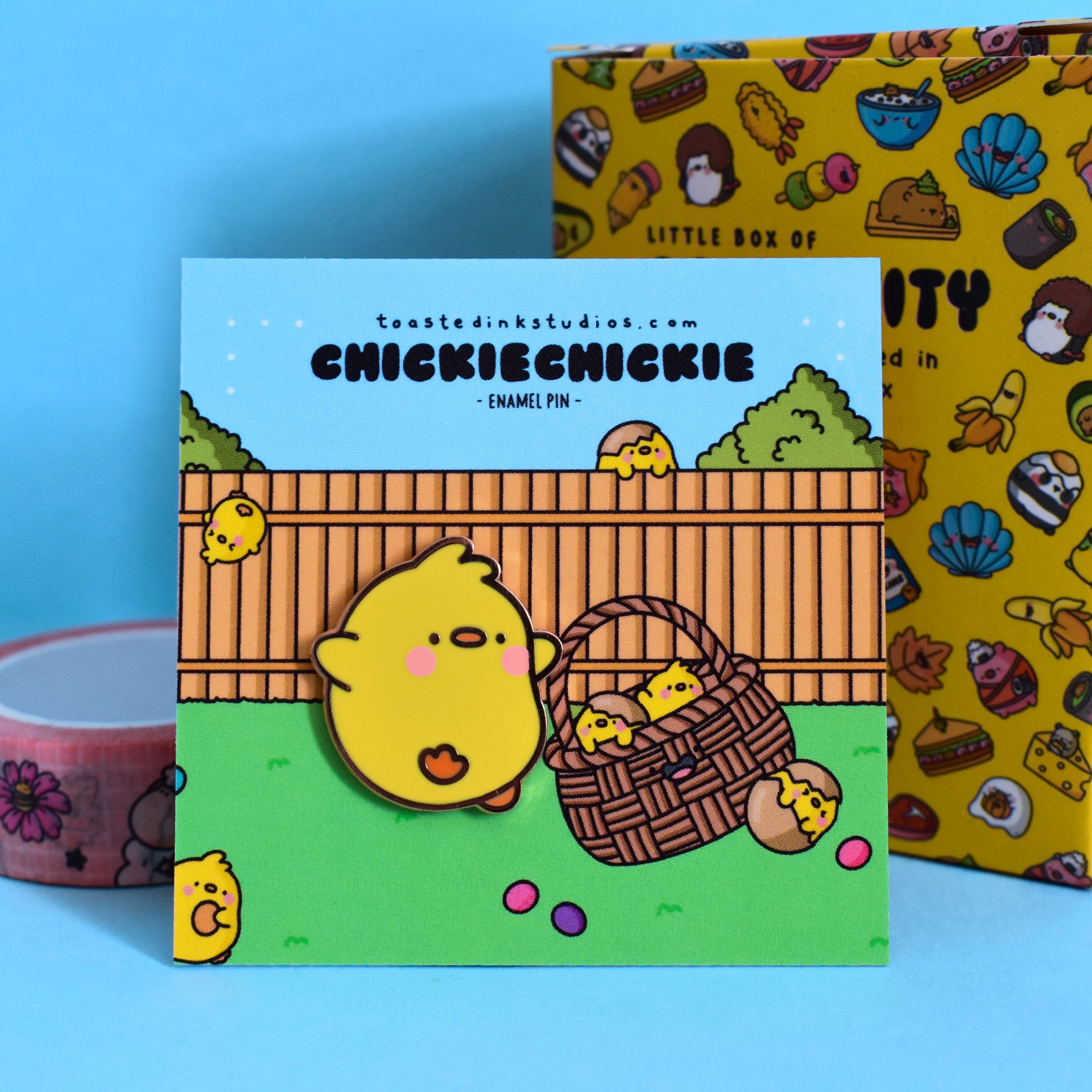 Cute Chick Enamel Pin Kawaii Chicken Pin Animals Rose - Etsy