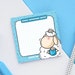 Sheep Sticky Notes, Mini Grid, Kawaii Design Sticky Notes | Cute Memo ...