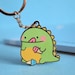 Dinosaur Key Ring | Kawaii Dinosaur Keychain Keychain | Key Ring ...
