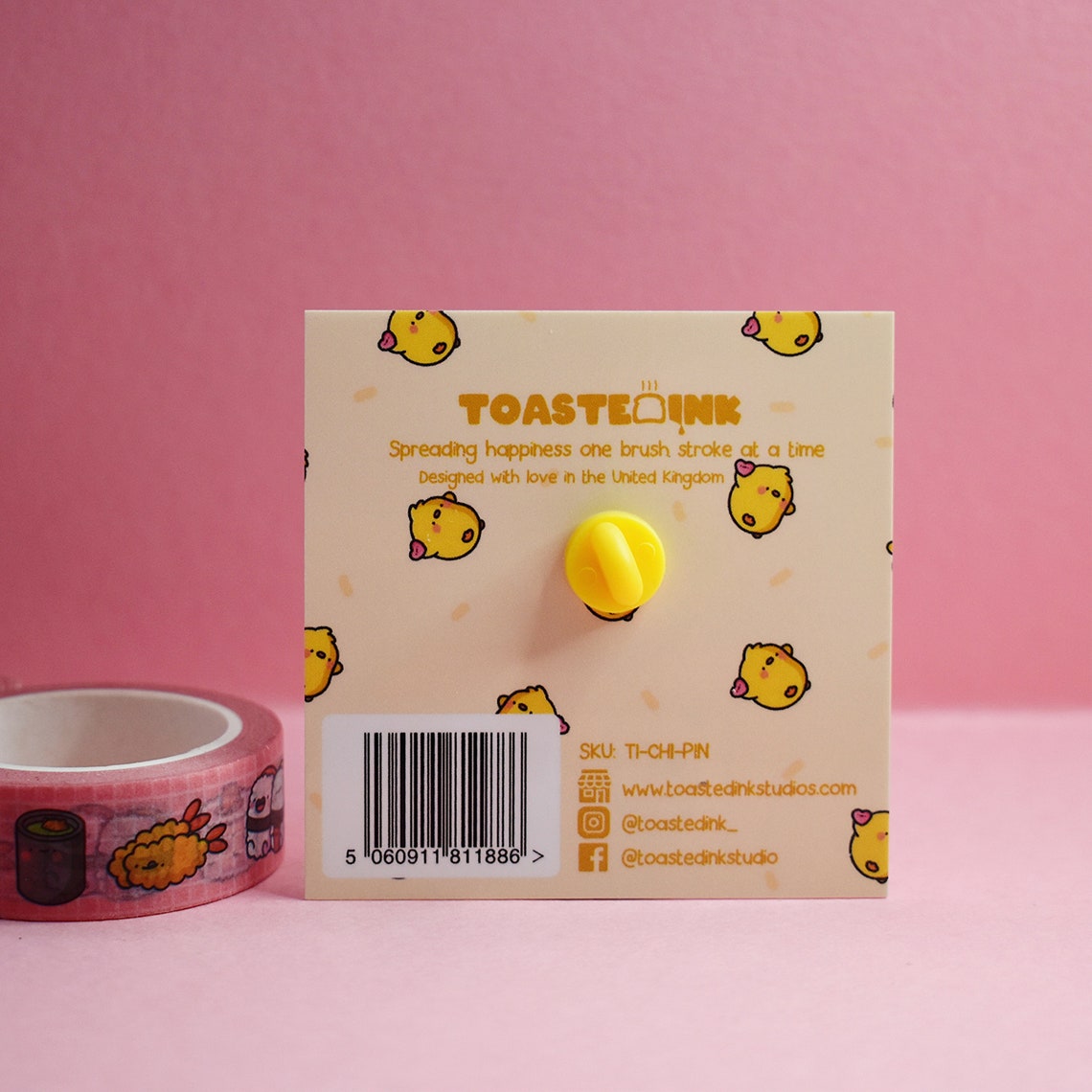 Cute Chick Enamel Pin Kawaii Chicken Pin Animals Rose | Etsy