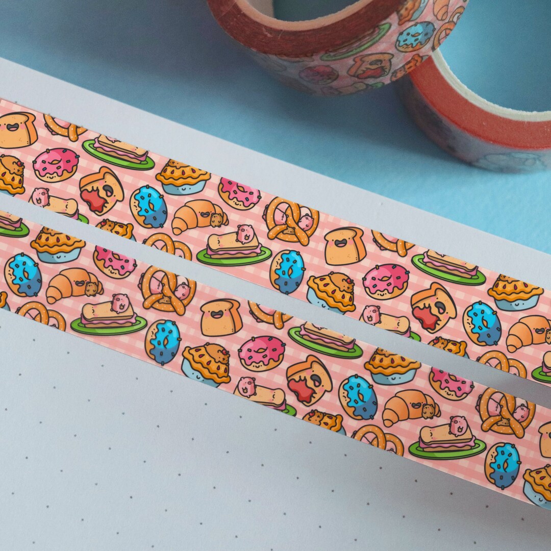 Bakery Washi Tape | Kawaii Stationery | Cute Cakes Washi Tape ...