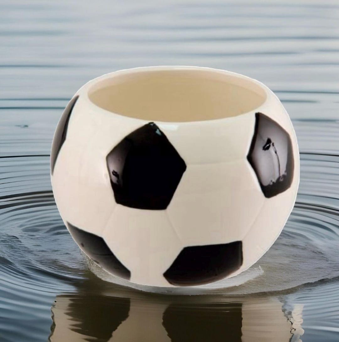 Ceramic Soccer Ball Planter Brand New in Box - Etsy