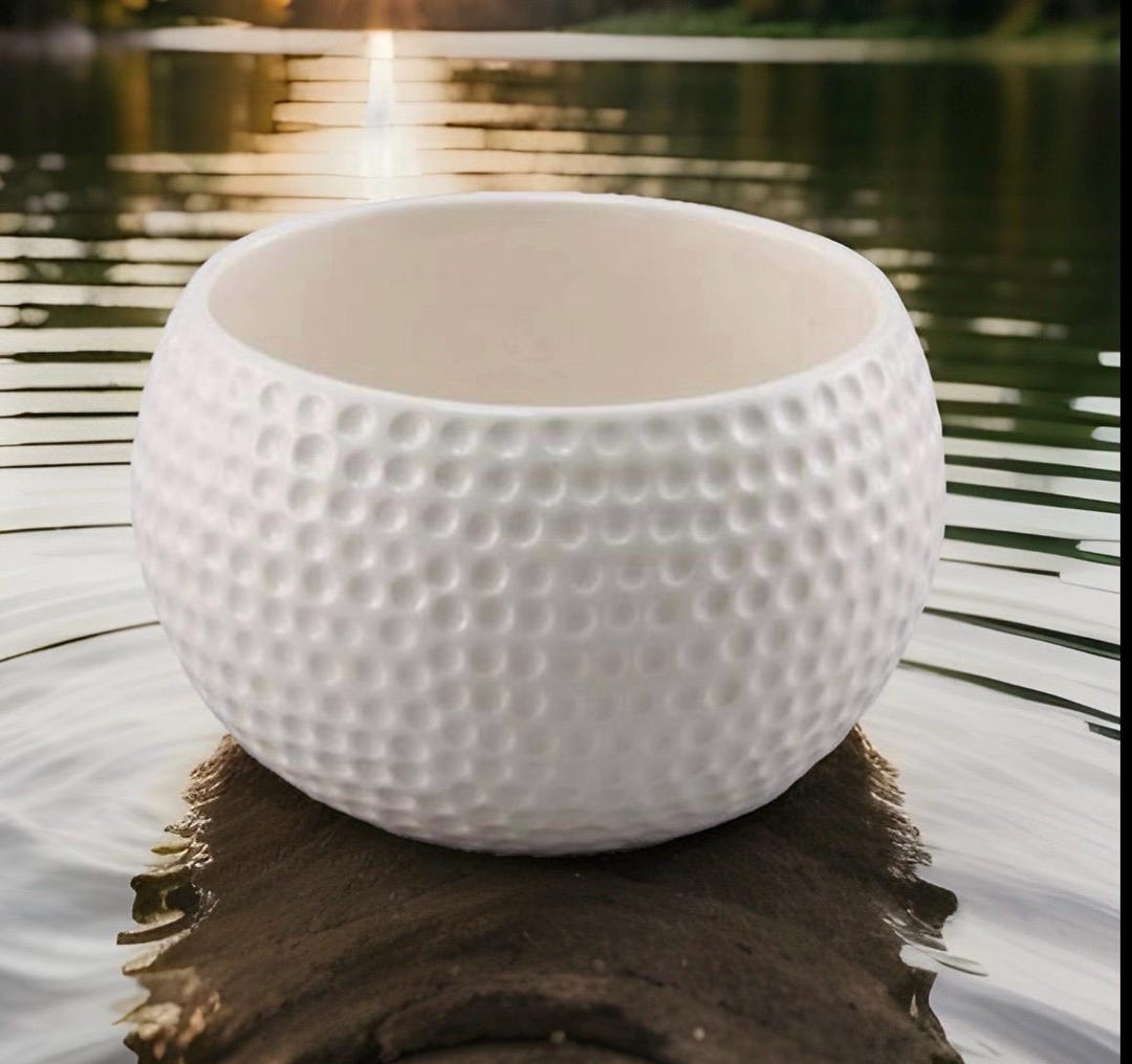 Ceramic Golf Ball Planter Brand New in Box - Etsy