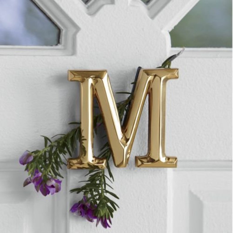 Monogram Letter Door Knockers - Etsy