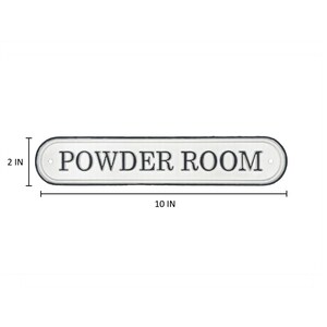 Powder Room Sign - Etsy