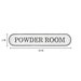 Powder Room Sign - Etsy