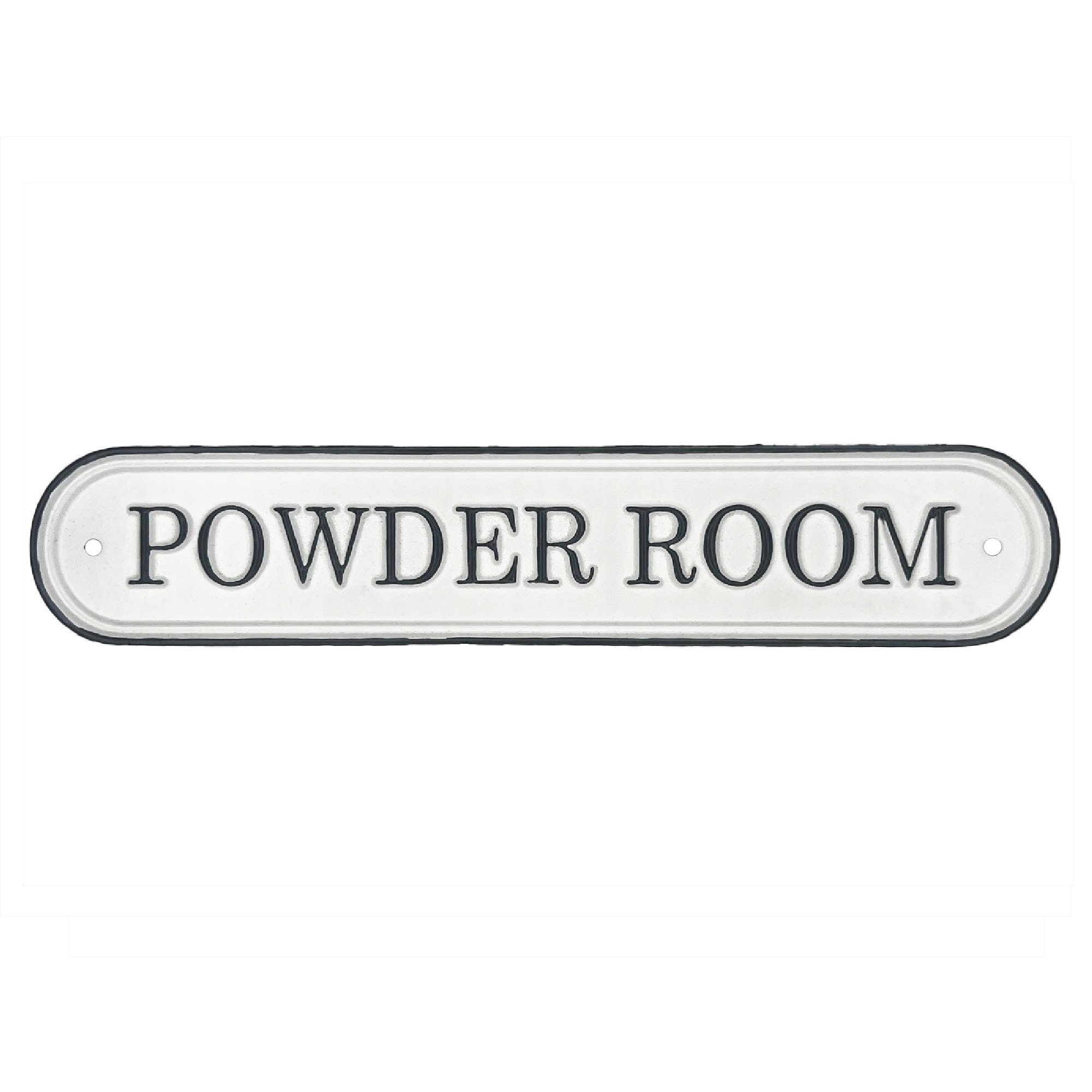 Powder Room Sign - Etsy