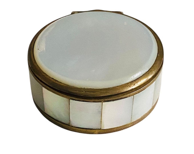 Vintage Miniature Powder Compact Mother of Pearl Circa 1950 - Etsy