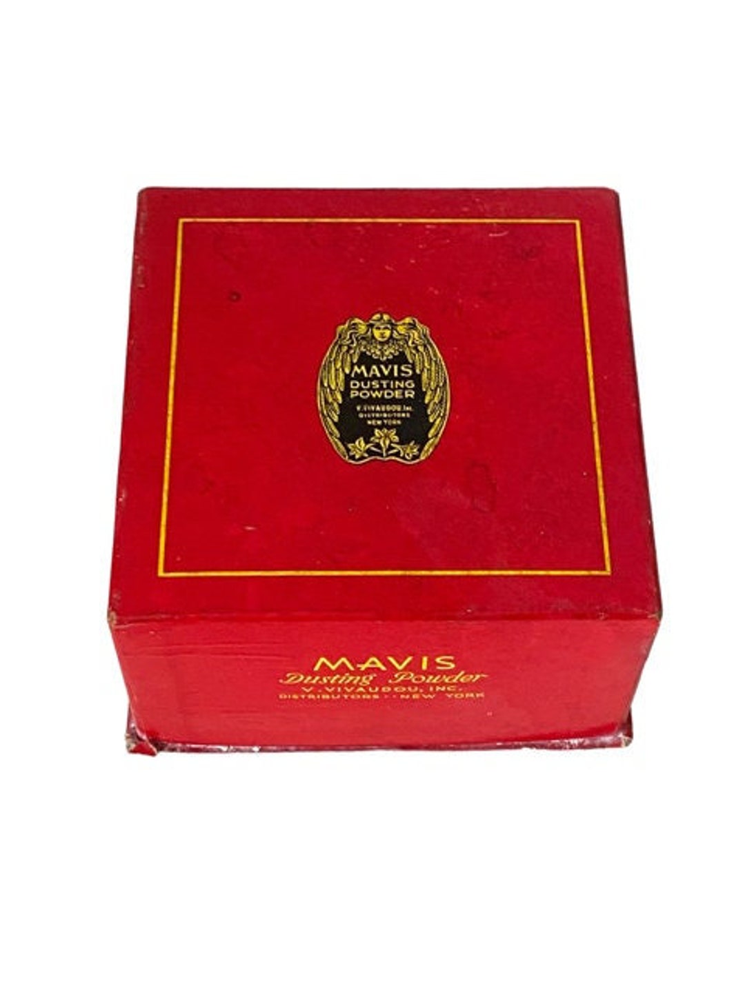 Art Deco Mavis by Vivadou Dusting Powder Box Circa 1930 - Etsy