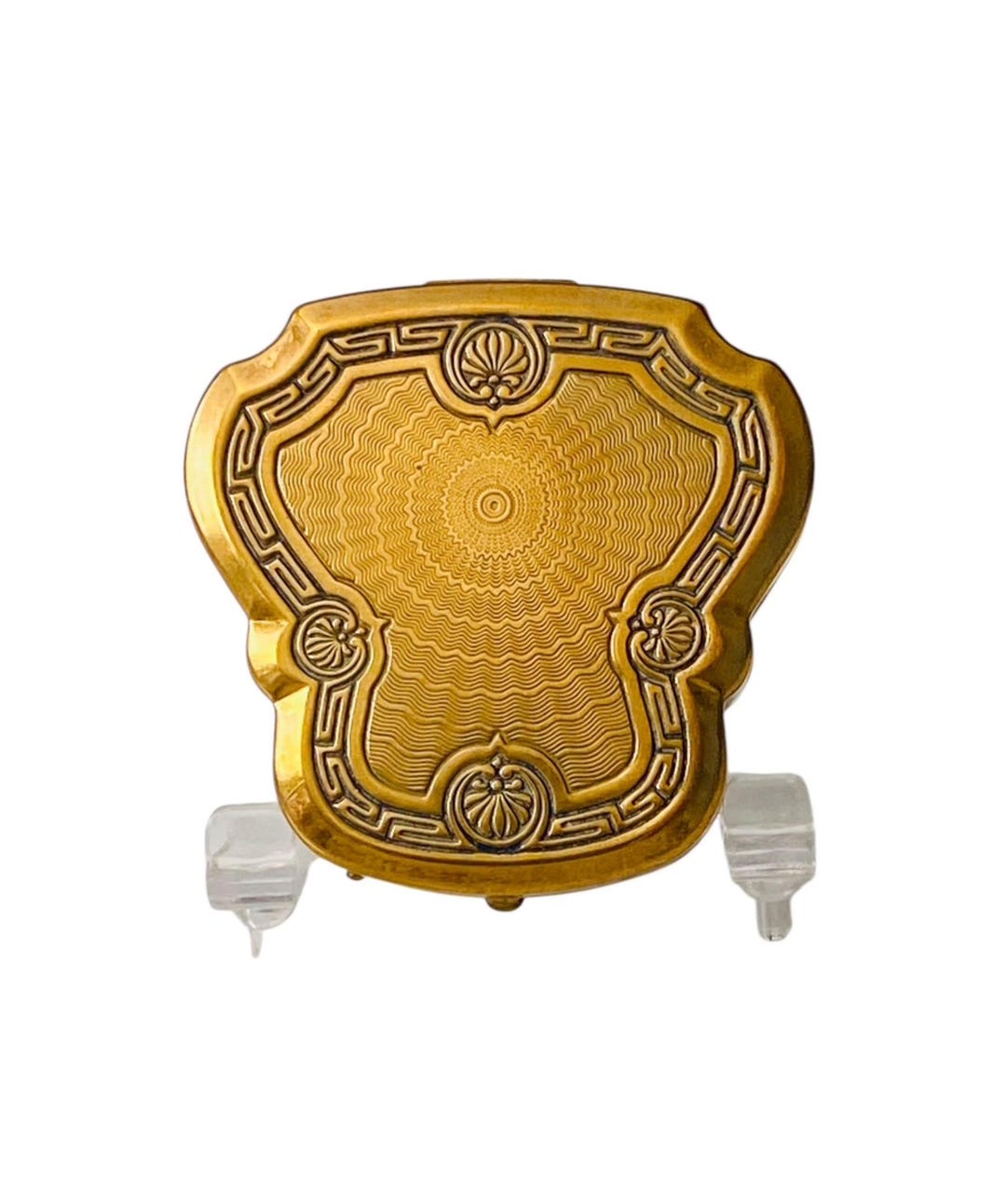 Art Deco Woodworth Karess Powder & Rouge Compact Vanity Case Circa 1920 ...