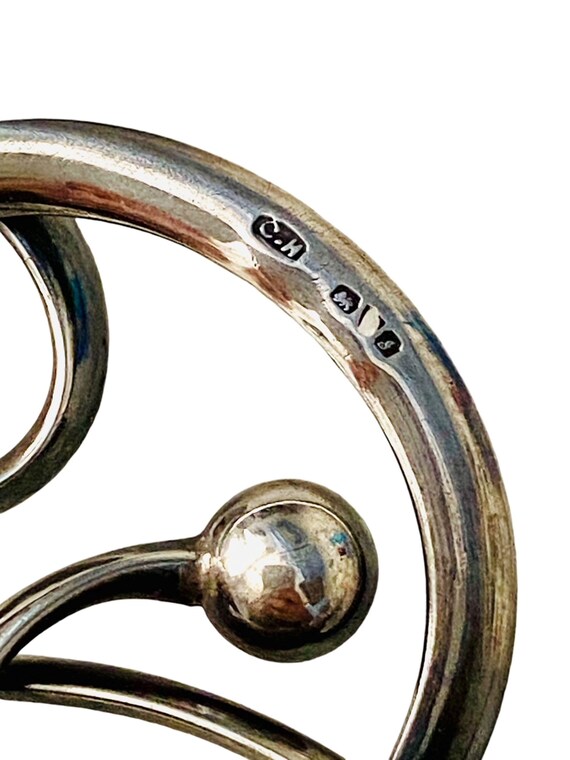 Large Antique Charles Horner Sterling Silver Hat Pin … - Gem