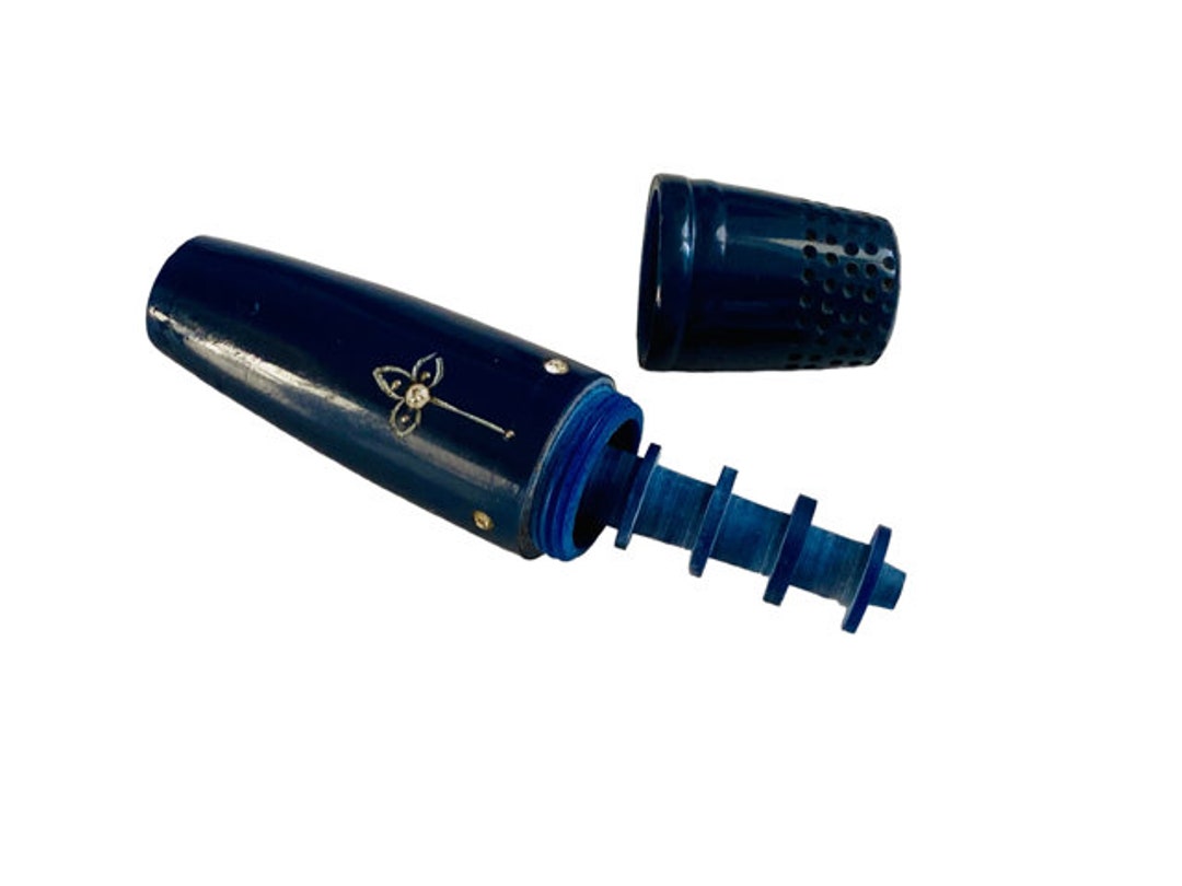 Art Deco Jewelled Celluloid Thimble Compendium / Sewing Etui Circa 1930 ...