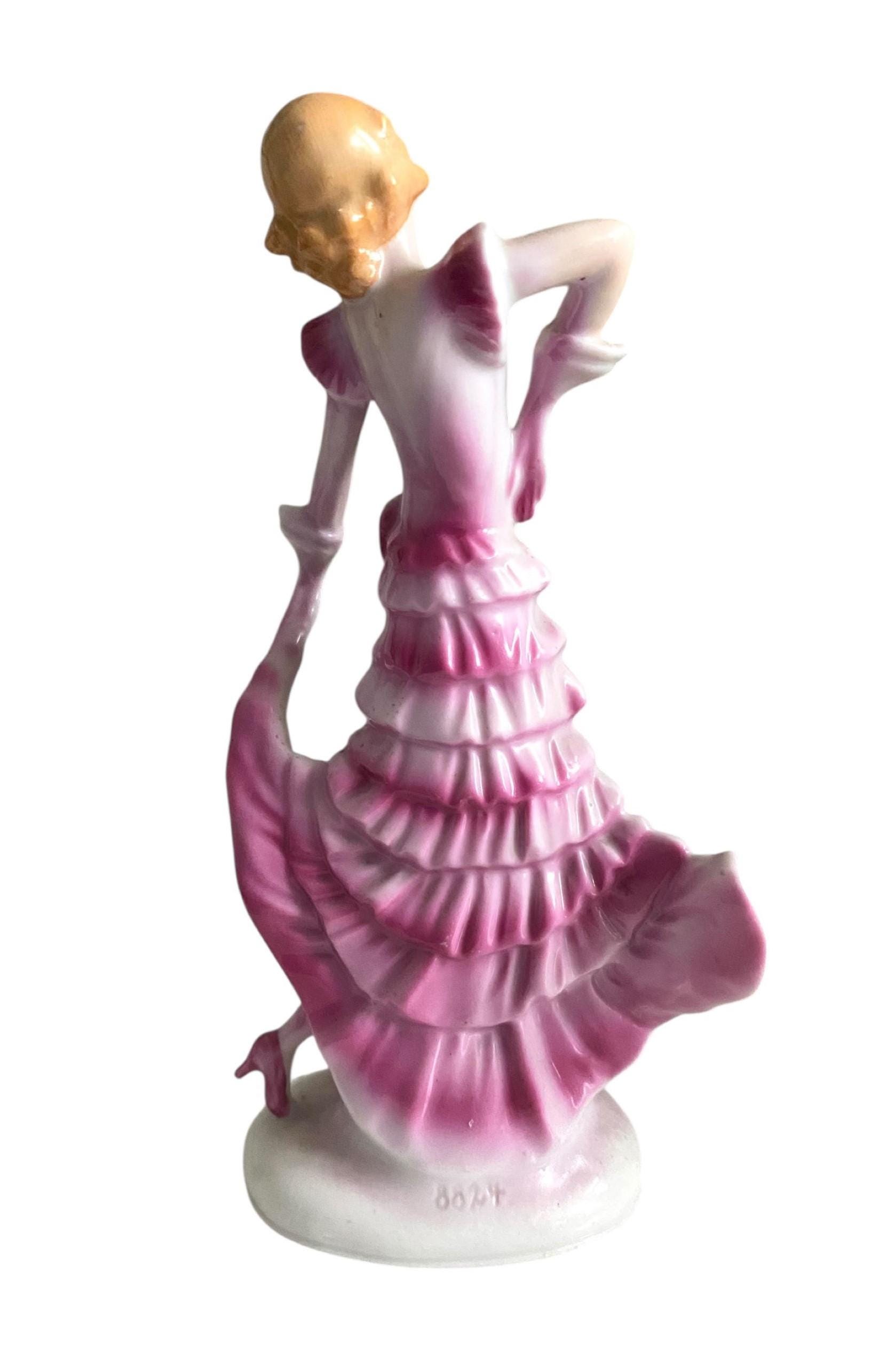 Art Deco German Porcelain Dancing Lady Figurine Circa 1930 - Etsy