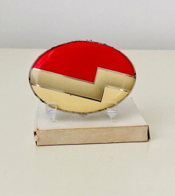 Art Deco 1930's Gwenda Enamel Tap Flap Picture Powder - Etsy UK