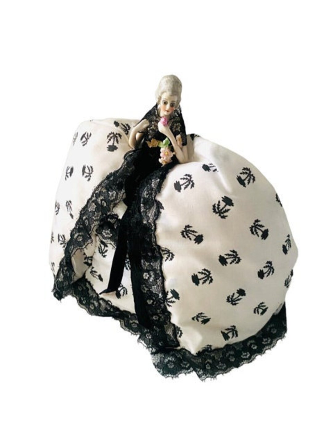 Antique German Porcelain Fasold & Stauch Pin Cushion Half Doll - Etsy