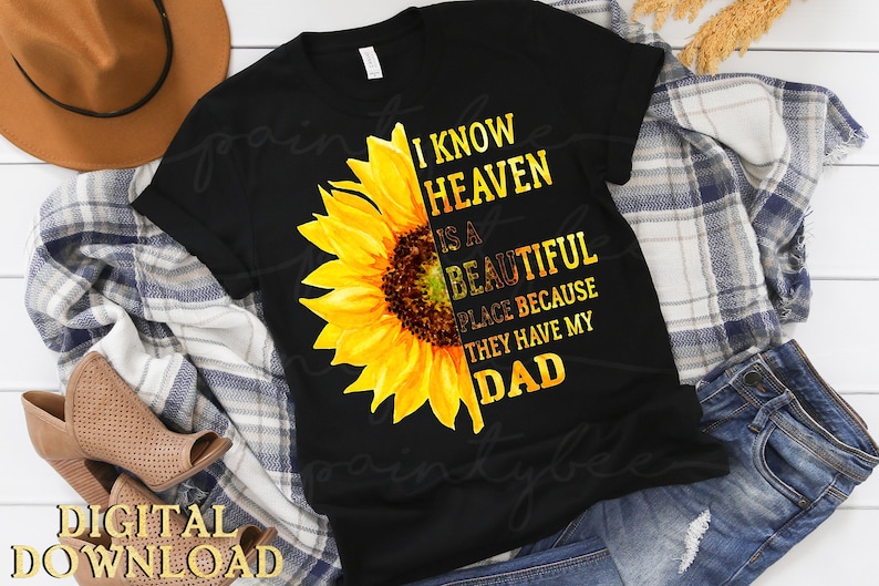 Dad Memorial Svg in Memory of Dad Svg Dad in Heaven Png - Etsy