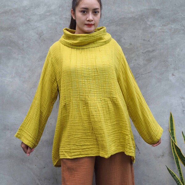 Plus Size Pin Tuck Blouse - Etsy
