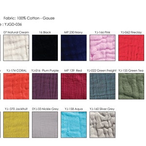 Double Gauze Cotton Top, 100% Crinkle Cotton Double Gauze Short Sleeves ...