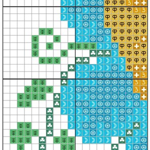 Natural Beauty Pitbull - Modern Cross Stitch Pattern PDF - Instant ...