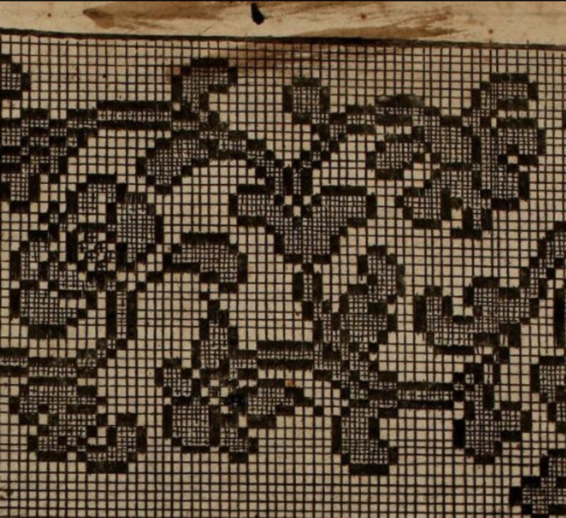 German Floral Borders Sampler Antique Historical Vintage | Etsy