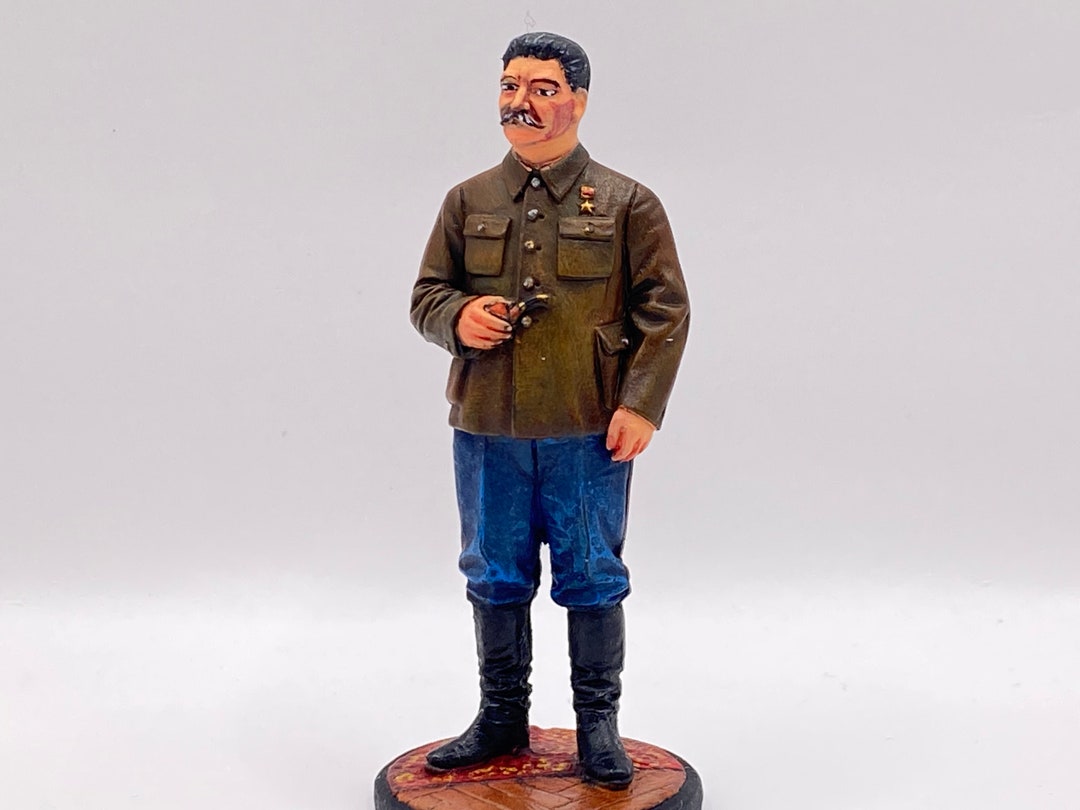 Miniature Figurines Joseph Stalin Soviet Leader 54mm Hand Painted 1/32 ...