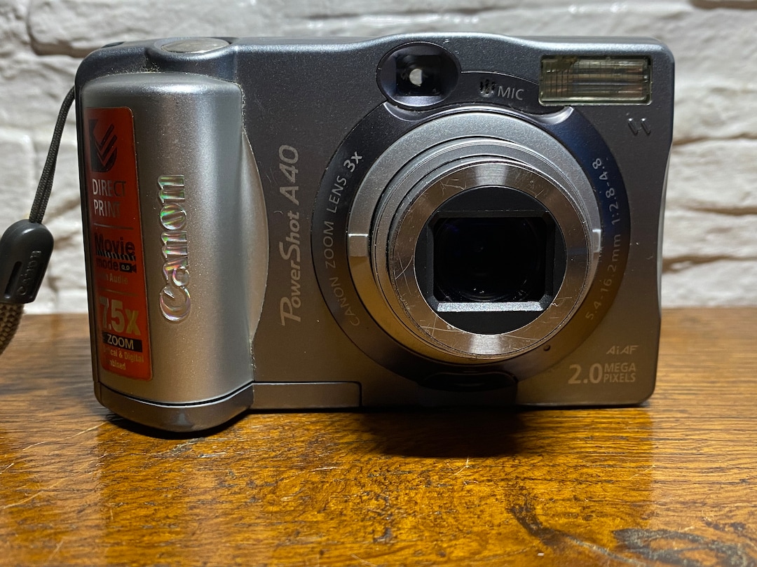Canon Powershot A40 Digital Camera, 2.0 Megapixel, 3x Optical Zoom - Etsy