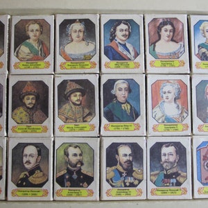 Set of 18 Boxes of Soviet Matches "from the History of the Russian ...