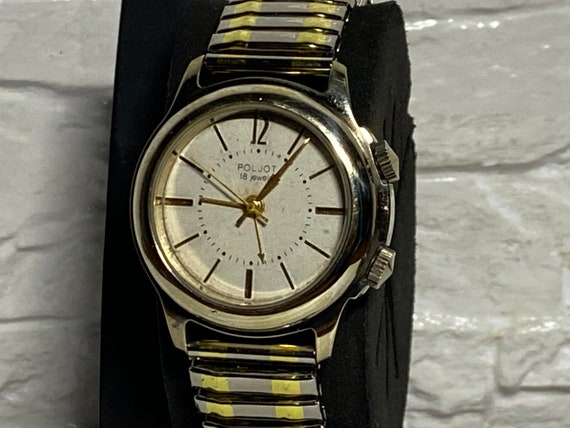 Men’s vintage Soviet Mechanical alarm Signal Watch, P… - Gem