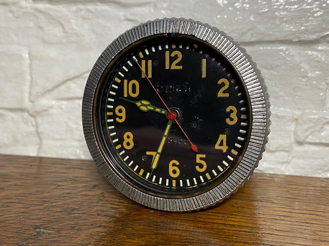 Rare Original Soviet Military Tank Clock Chelyabinsk Watch Factory USSR ...