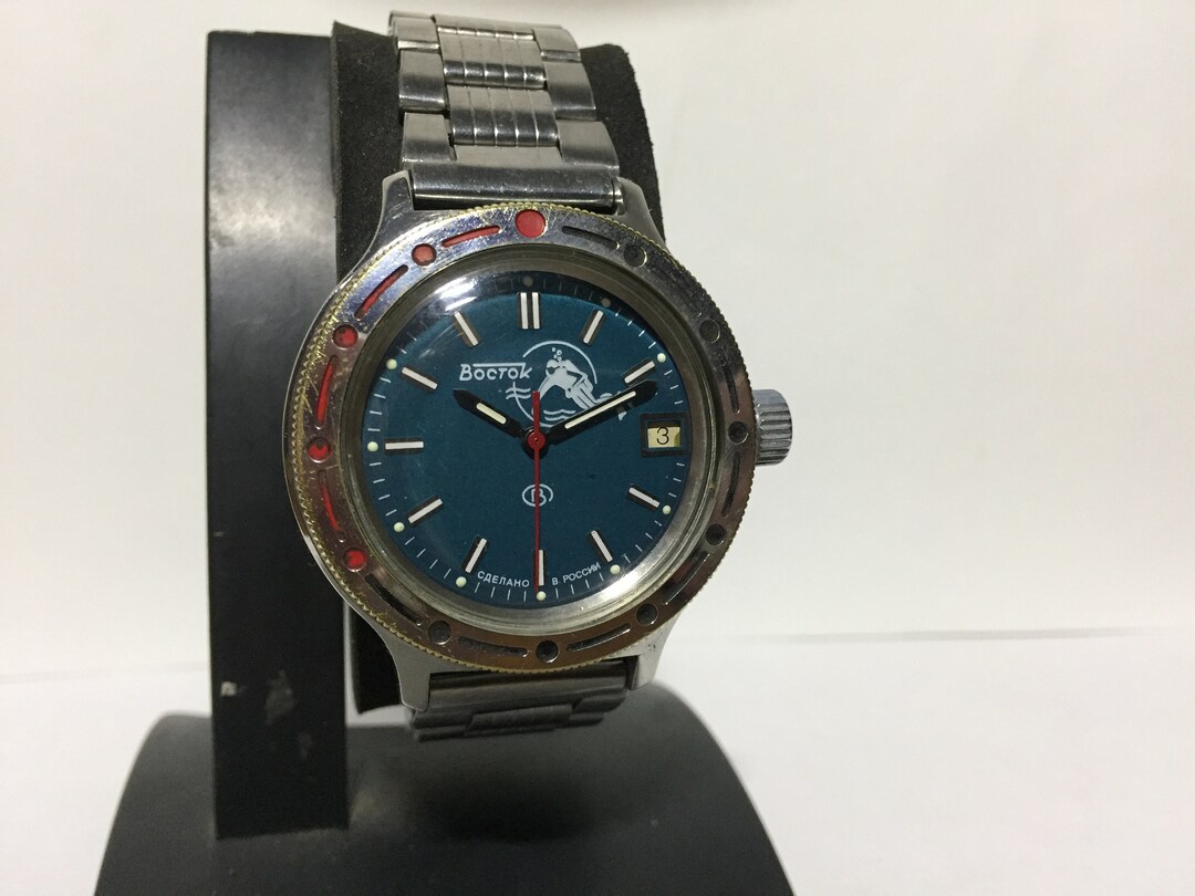Automatic Vostok Komandirskie Amphibia Russian Mechanical - Etsy