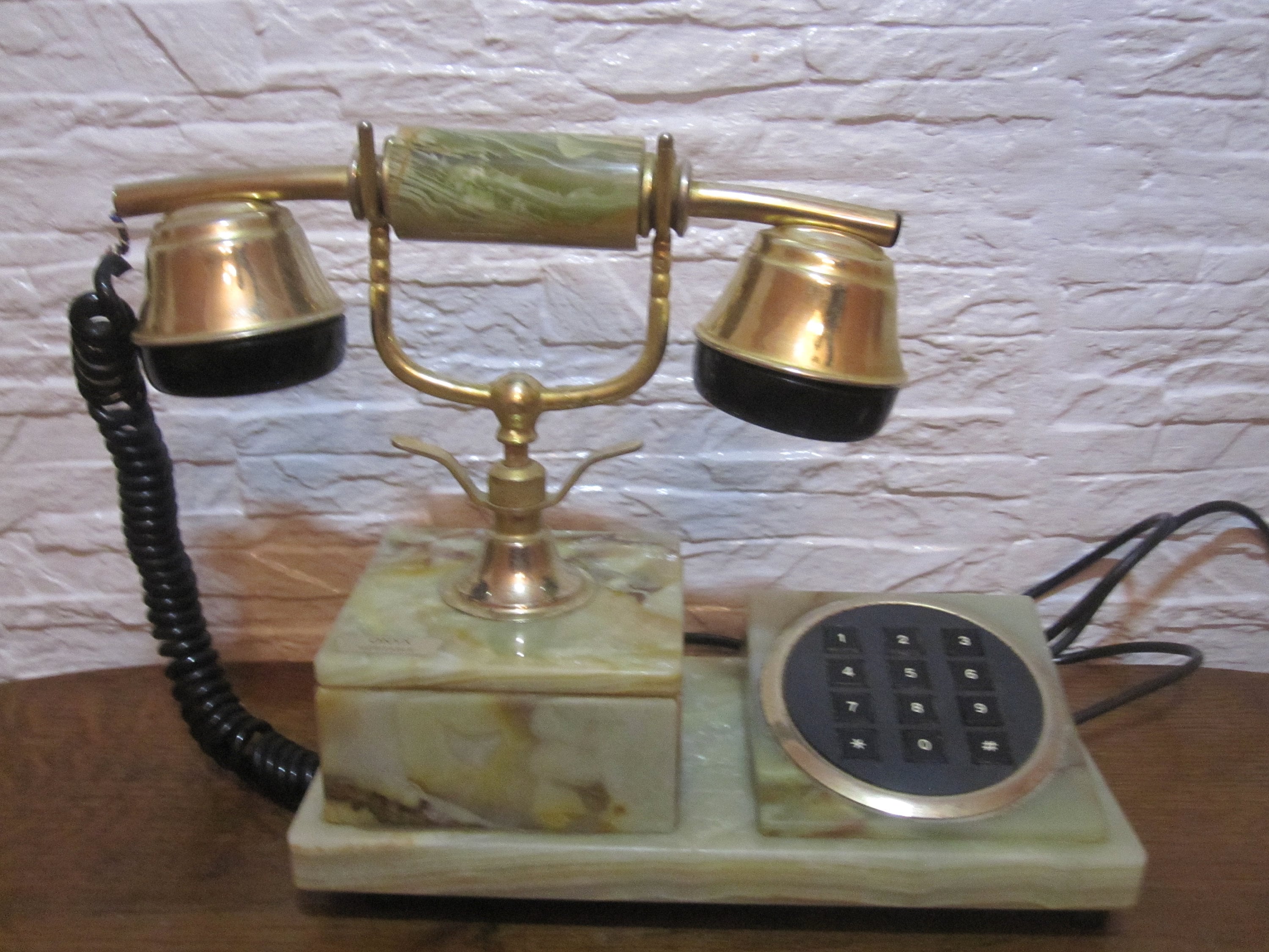 Stunning Art Deco Onyx Telephone Vintage Onyx Telephone - Etsy