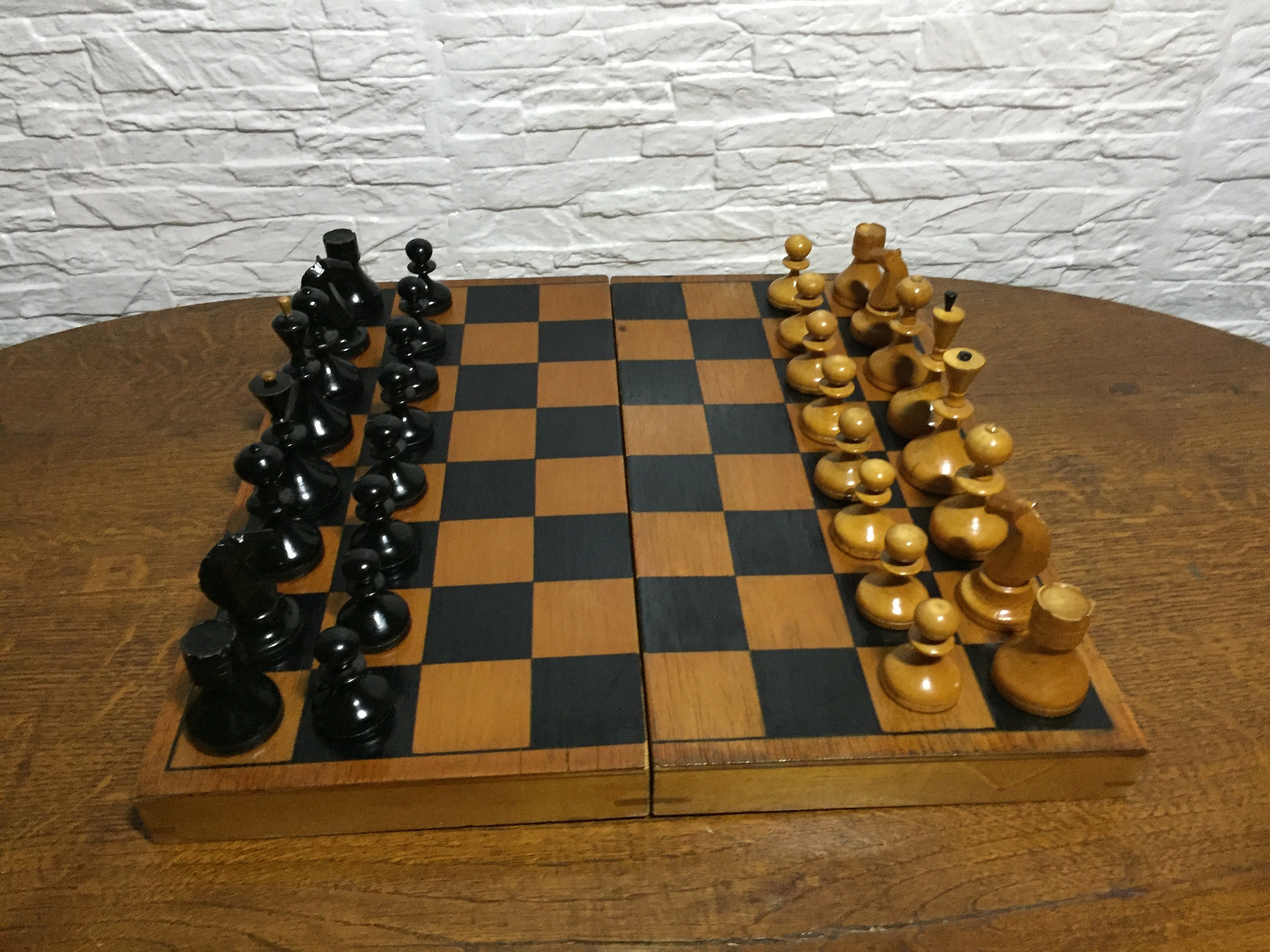 Vintage Wooden Chess USSR Soviet chess wooden chess chess | Etsy