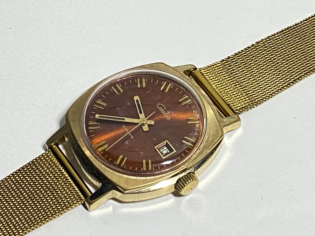 AU 10 Rare Wrist Watch Slava 21 Jewels Watch Mens Gift for Him Made in ...