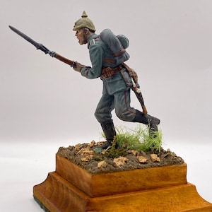 German Toy Soldiers Infantryman WW1 Hand Painted Toy Soldier 1/32 Scale ...