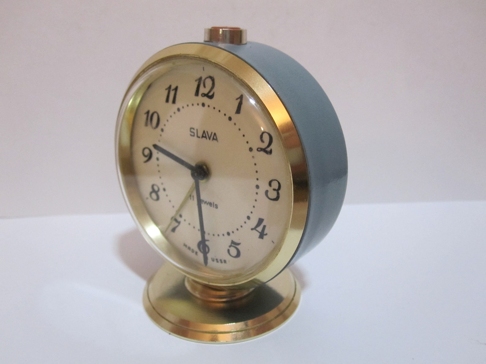 Slava Desk Alarm Clock Vintage Russian Watch Vintage Clock - Etsy