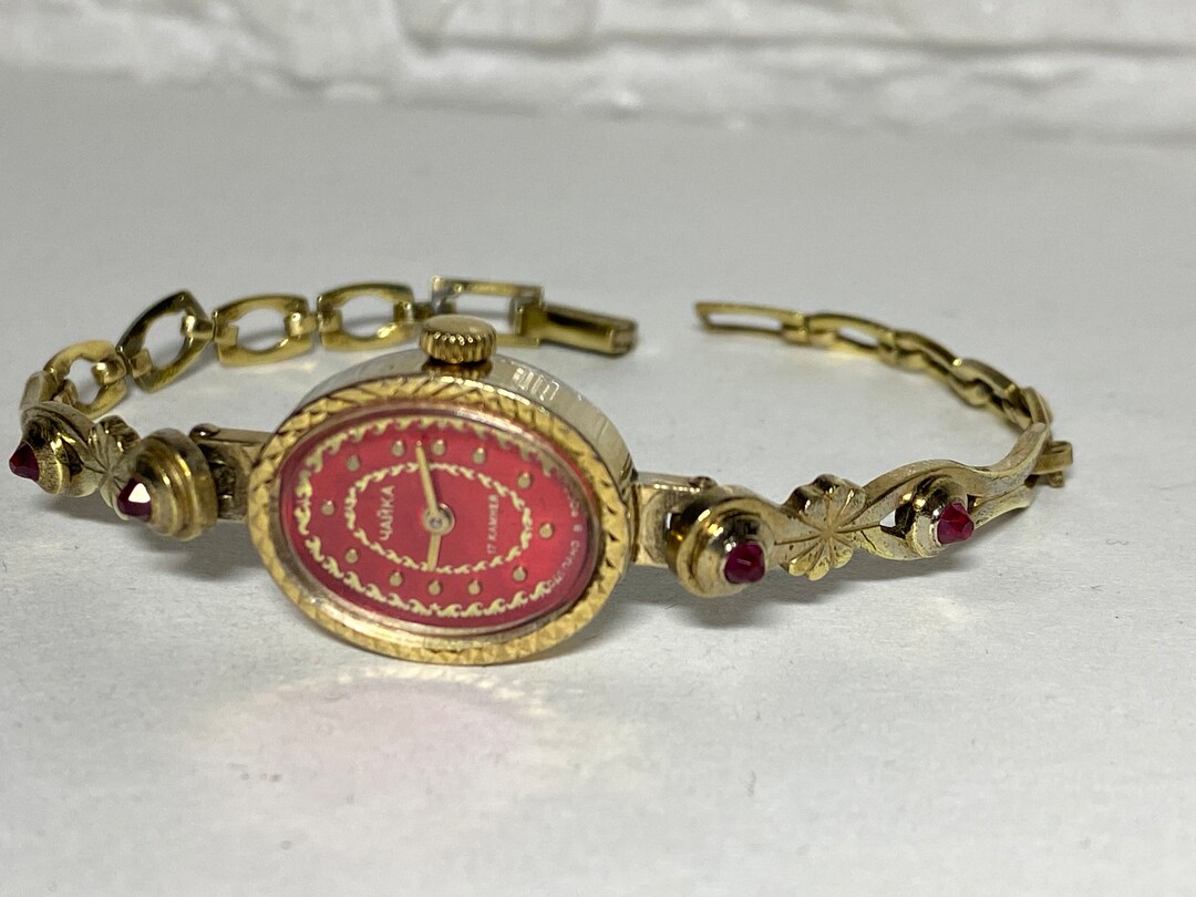 AU Cocktail Watch Chaika for Women Seagull, Small Oval Women's Watch ...