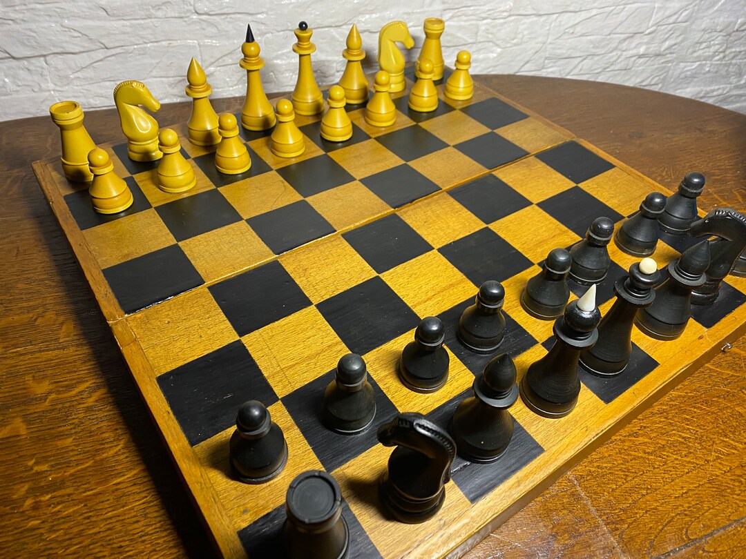 Bakelite Soviet Chess. Soviet Chess Set. USSR Chess. Chess Set. Vintage ...